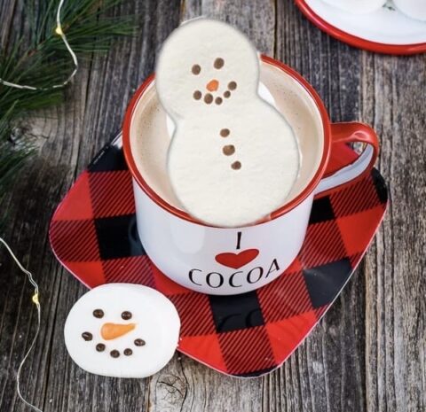 Marshmallow Snowman Hot Cocoa Topper - Lagomarcino's